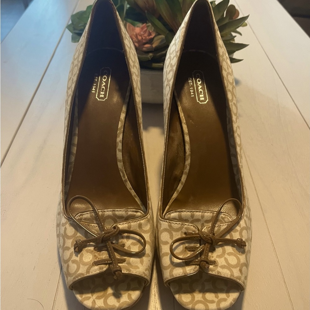 Coach Heels/Pumps (Flat Bottom For Hill) Size 10 - Gem